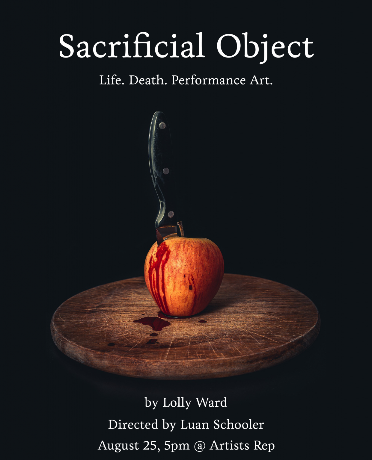 August Bimonthly Reading: Ward offers a SACRIFICIAL OBJECT